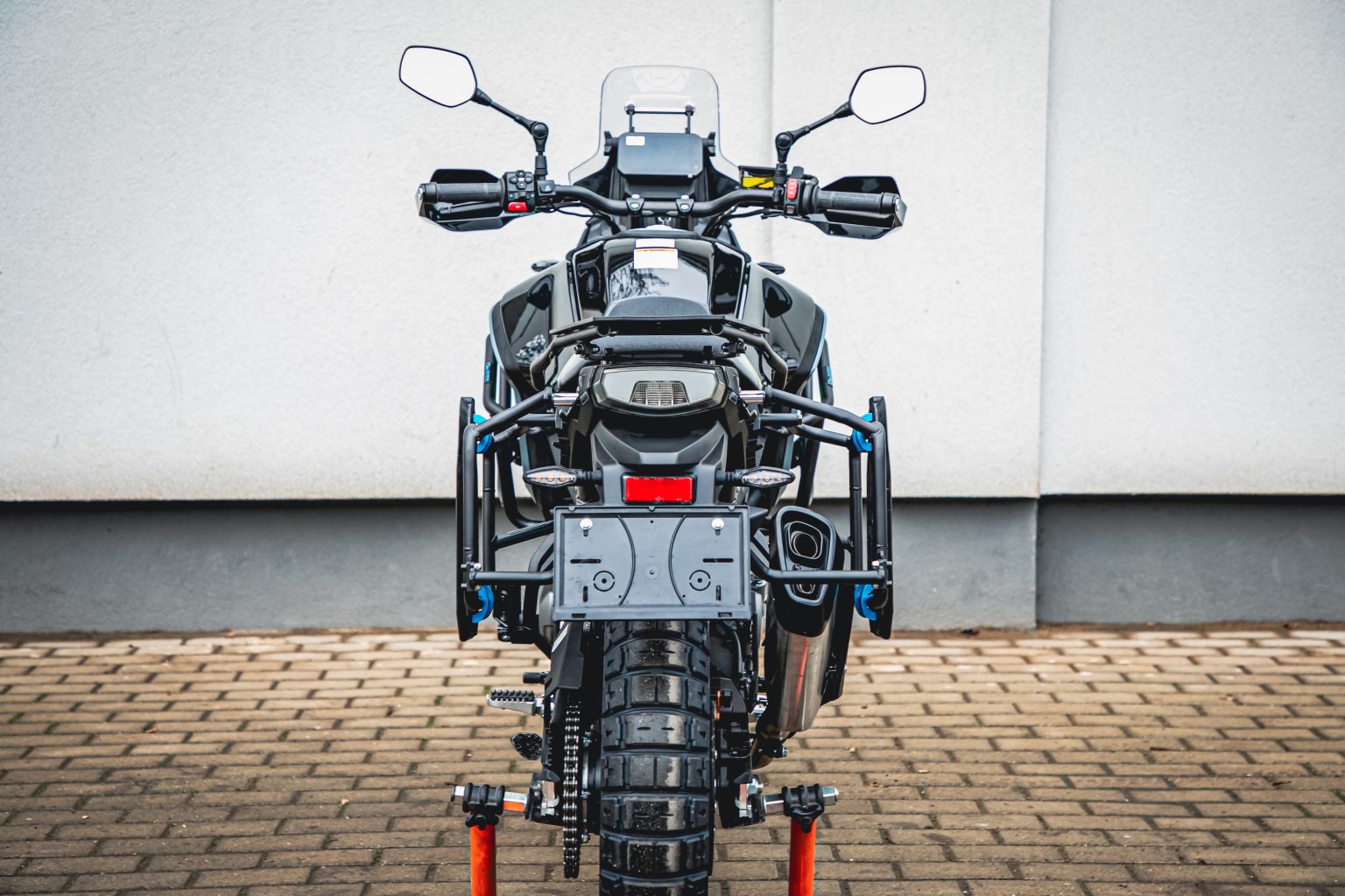 CFMoto Ibex 450 – Pannier Racks – Outback Motortek Canada